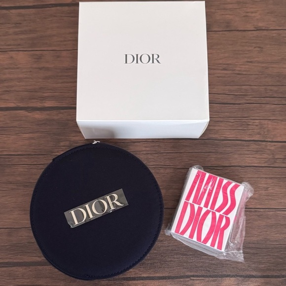 Dior | Accessories | Dior Round Vanity Set Nib | Poshmark